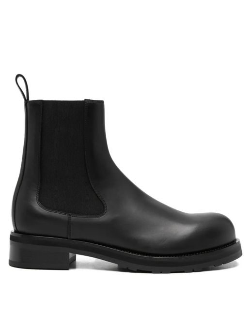 The Row Lug-Sole Chelsea Boots in Black for Men | Lyst