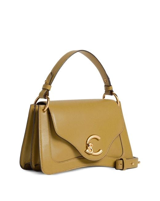 Coccinelle Small C-Me Logo-Plaque Tote Bag in Metallic | Lyst