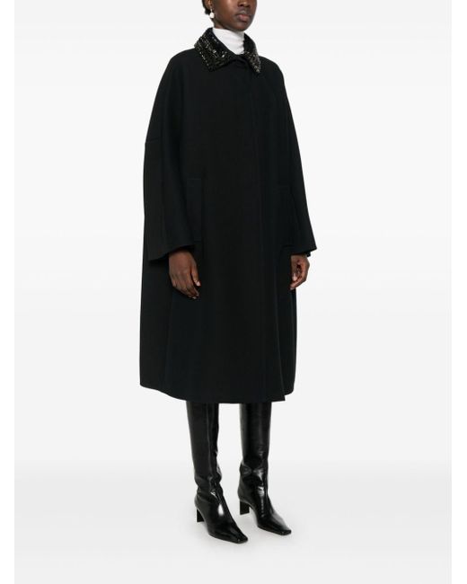 Max Mara Faraday Coat in Black | Lyst