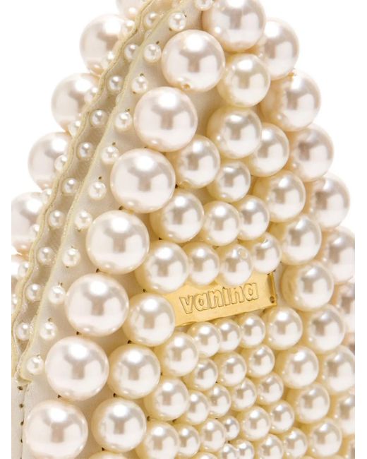 Vanina Goutte Clutch Bag in Metallic | Lyst