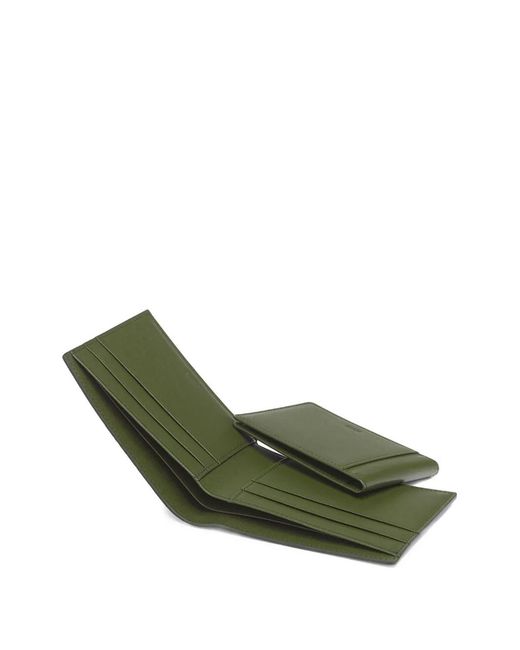 MCM Aren Visetos Monogram Bifold Wallet in Green | Lyst