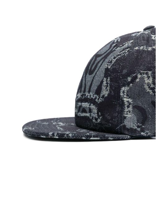 Off-White c/o Virgil Abloh Camou Boxy Cap in Blue for Men | Lyst
