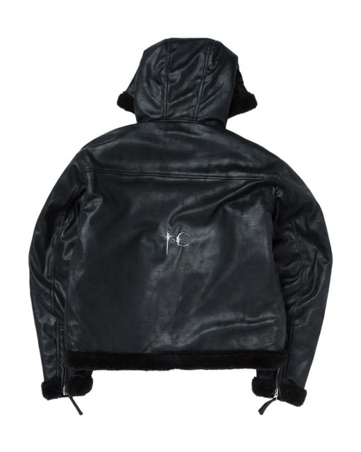 THUG CLUB Reversible Hooded Jacket in Black for Men | Lyst