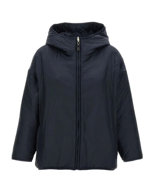 Max Mara Leo Reversible Quilted Jacket in Blue | Lyst UK