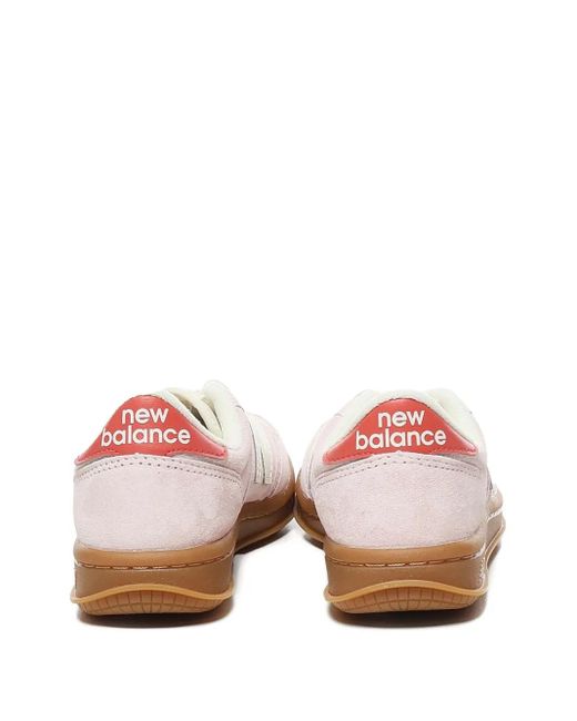 New Balance T500 Perforated Herringbone-Sole Sneakers in Pink | Lyst ...