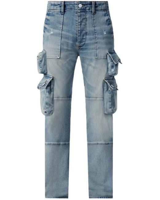 Amiri Tactical Cargo Jeans in Blue for Men | Lyst