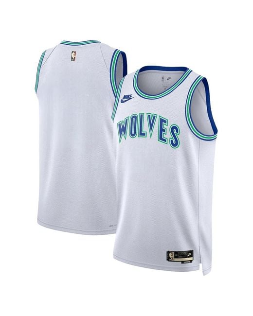 Nike Nba Timberwolves Swingman Jersey in Blue for Men | Lyst UK