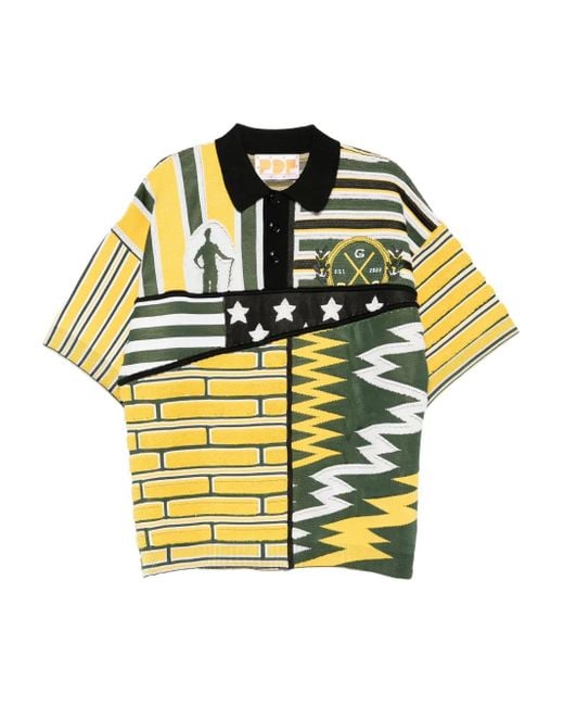 PDF Golf Polo Shirt in Yellow for Men | Lyst UK