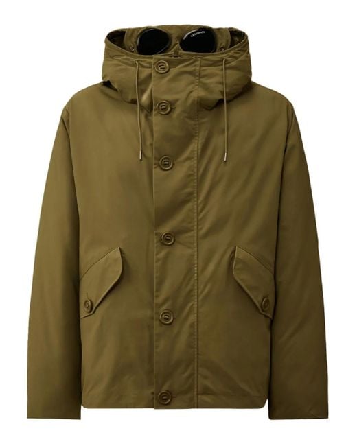 C.P. Company Micro-M (R) Goggle Jacket in Green for Men | Lyst UK