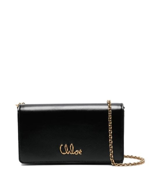 Chloé Iconic Cross Body Bag in Black | Lyst