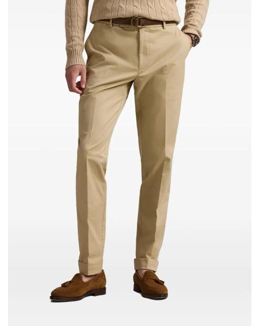 Polo Ralph Lauren Straight Chinos in Natural for Men | Lyst