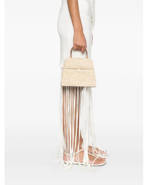 Cult Gaia Mini Sybil Cross Body Bag in Natural | Lyst