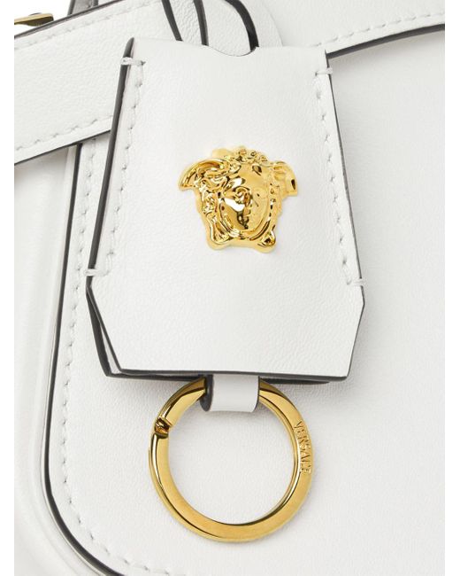 Versace Tag Mini Bag in Natural | Lyst