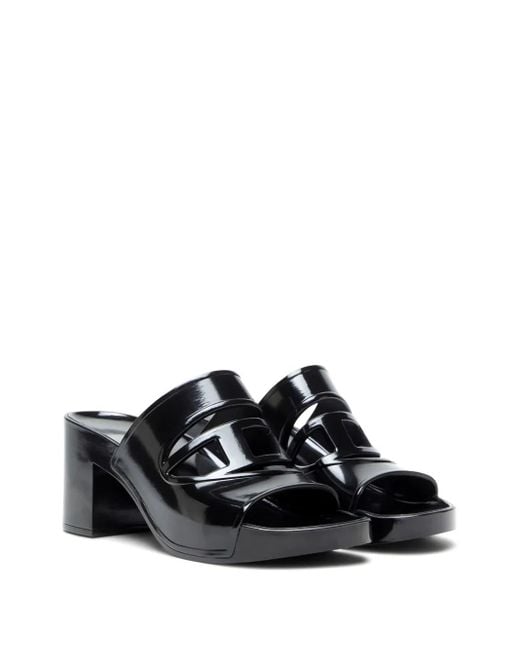 DIESEL Sa-Bonnie Sandals in Black | Lyst