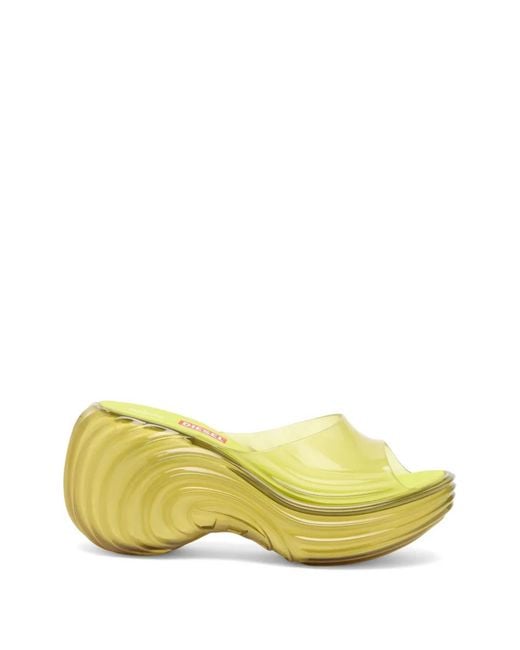 DIESEL X Melissa Quantum Platform Sandals in Yellow | Lyst