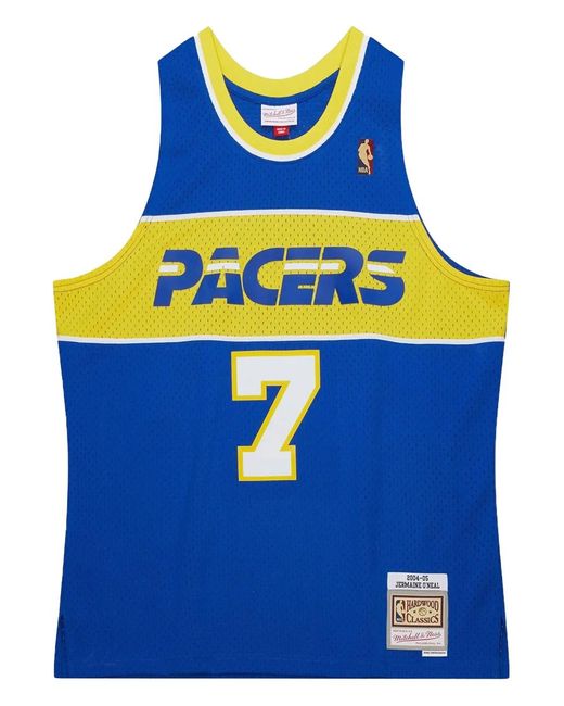 Mitchell & Ness Jermaine O'Neal Indiana Pacers 2004-05 Jersey in Blue ...