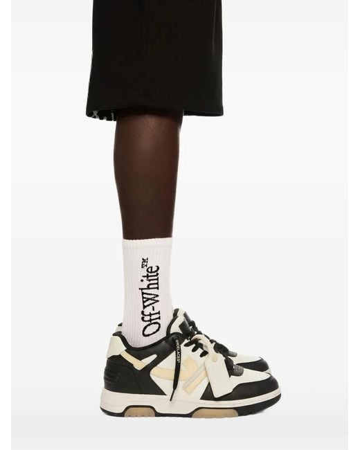 Off-White c/o Virgil Abloh Lace-Up Heel Counter Sneakers in White for ...