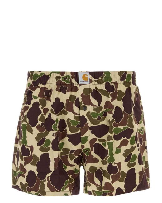 Carhartt Camouflage-pattern Boxers in Black for Men | Lyst