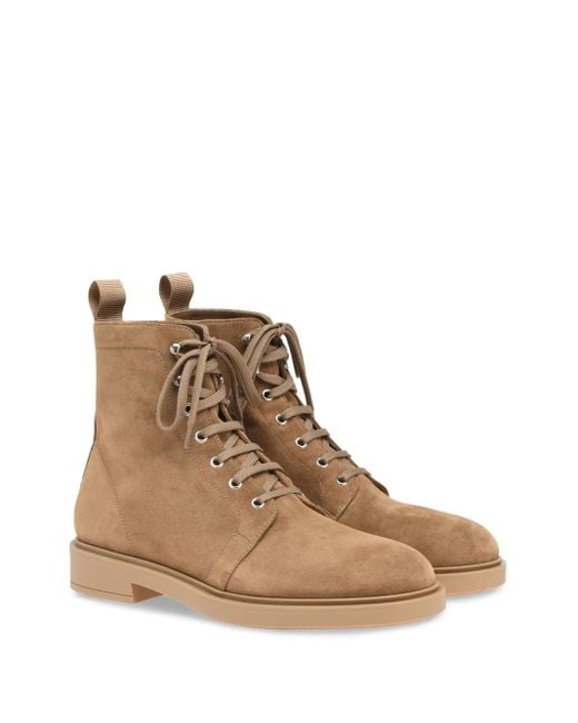 Gianvito Rossi Richard Boots in Brown | Lyst