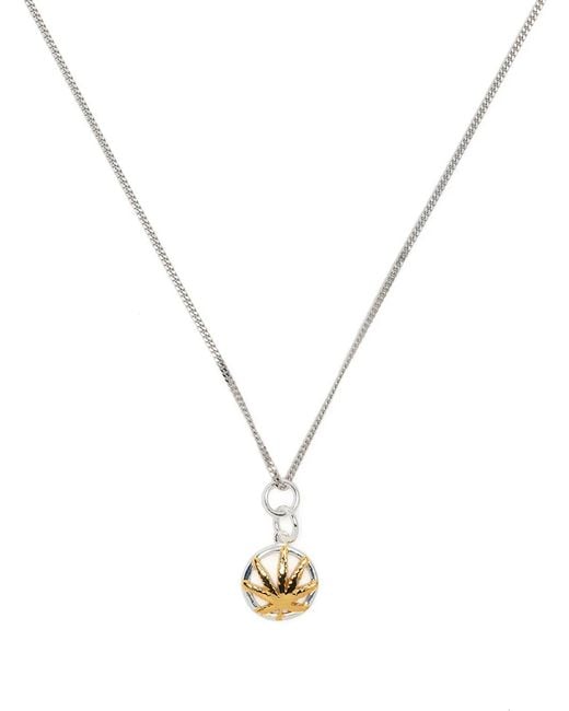 True Rocks Marijuana Leaf Pendant Necklace in Metallic for Men | Lyst UK