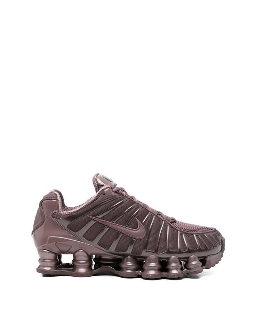 Nike Shox Tl Sneakers in Brown | Lyst UK