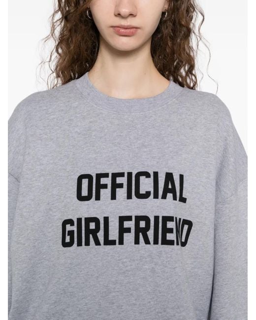 Sweat Emma Reformation en coloris Gris | Lyst
