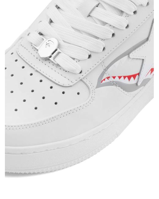 A Bathing Ape Sta Sharkreappears Sneakers in White for Men | Lyst UK