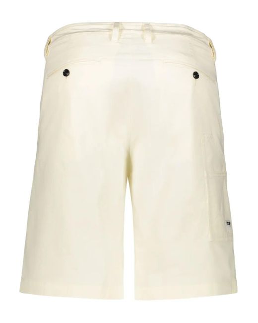 DIESEL Button Lightweight Shorts in Natural for Men | Lyst