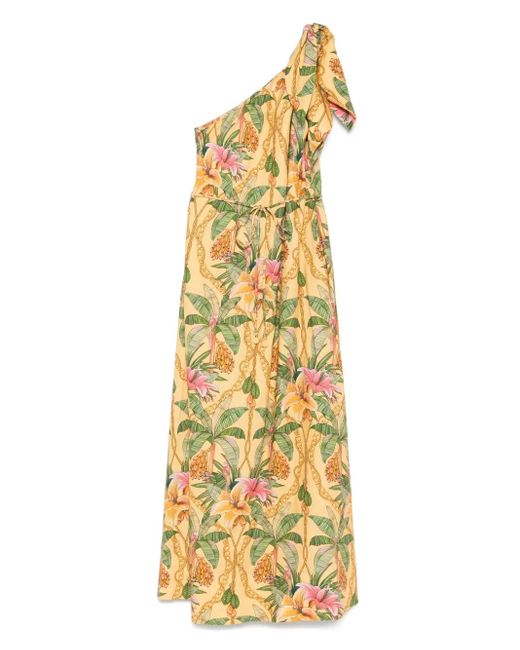 FARM Rio Tropical Paradise Maxi Dress in Metallic | Lyst
