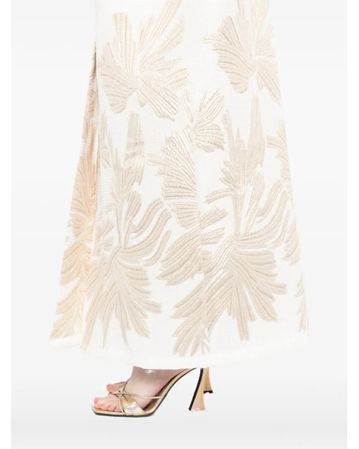 Bambah Abaya Maxi Dress in White | Lyst UK