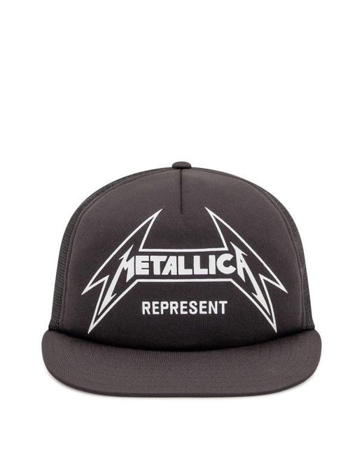 Represent Metallic Cap in Black for Men | Lyst