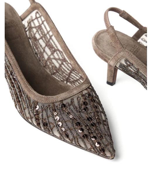 Brunello Cucinelli Elegant Pumps For Spring/Summer 2025 in Brown | Lyst