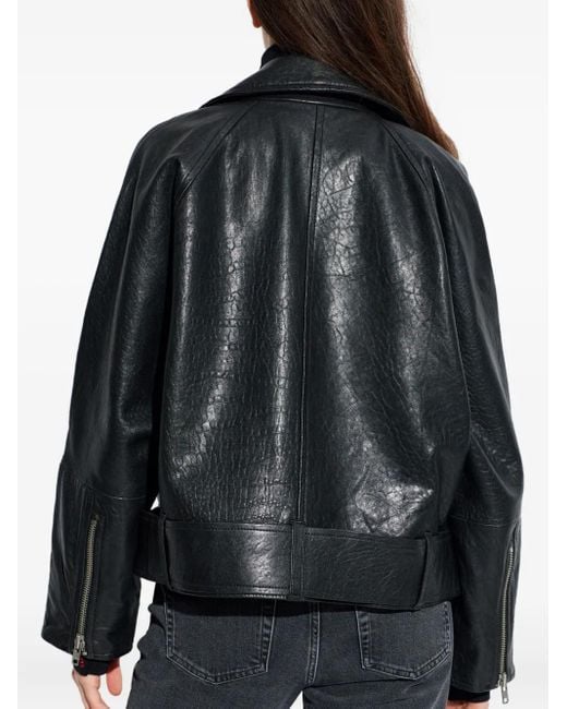 Stand Studio Romy Zip Jacket in Black | Lyst UK