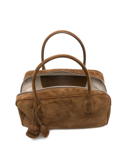 Magda Butrym Brigitte Tassel Suede Tote Bag in Brown | Lyst UK