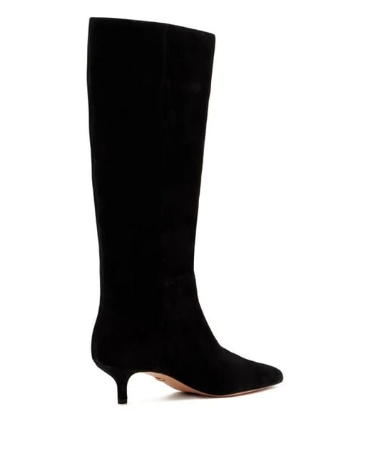Veronica Beard Lisa Suede Boots in Black | Lyst UK