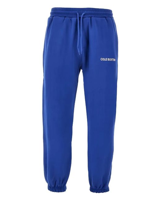 Cole Buxton Raised-Logo Track Pants in Blue for Men | Lyst UK