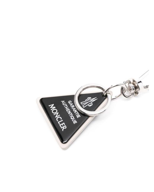 Moncler Logo-Debossed Keyring in White for Men | Lyst
