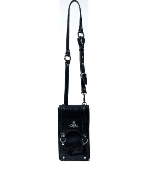 Vivienne Westwood Orb-Motif Studded Crossbody Bag in White for Men | Lyst