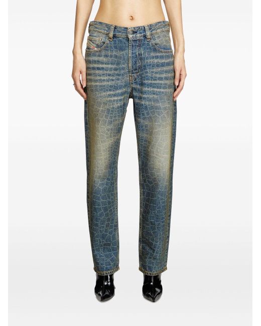 DIESEL Lunar New Year Of The Snake D-Ark Jeans in Blue | Lyst