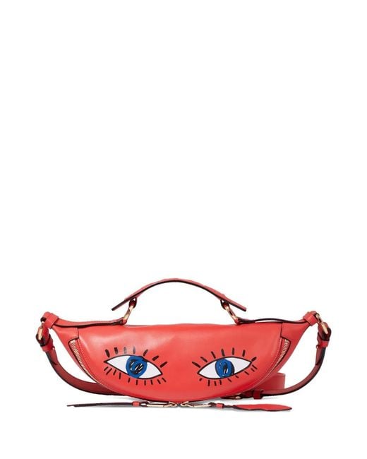 Lancel Origami Cross Body Bag in Red | Lyst UK