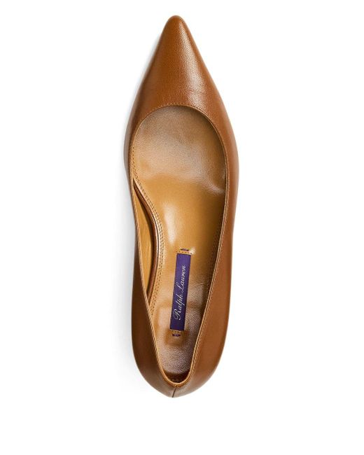 Ralph Lauren Adrienne Pumps in Brown | Lyst