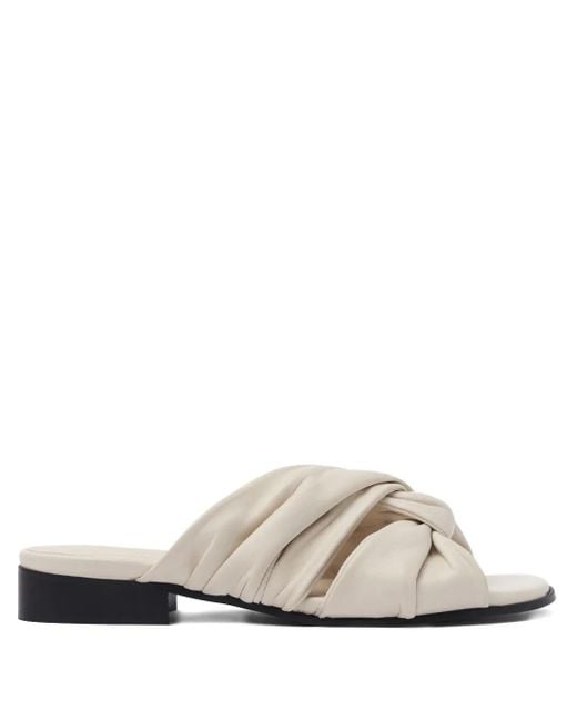 SCAROSSO Bebe Slides in White | Lyst