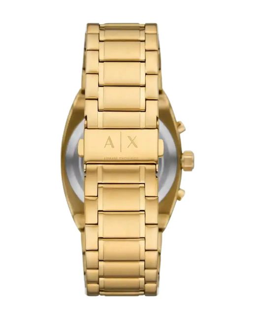 ARMANI EXCHANGE Square-Face 44Mm in Metallic for Men | Lyst UK