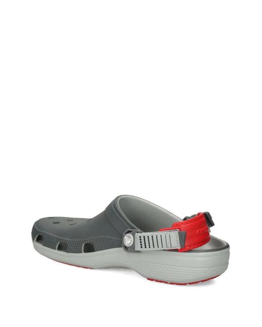 Crocs™ Perforated Strap Clog Sandals in Gray for Men | Lyst