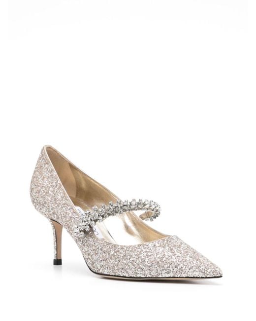 Jimmy Choo 65Mm Bing Pump in White | Lyst