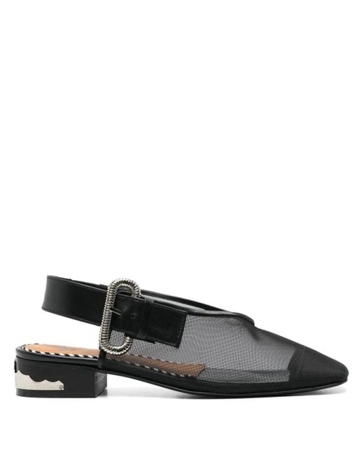 Toga Mesh Pumps in Black | Lyst