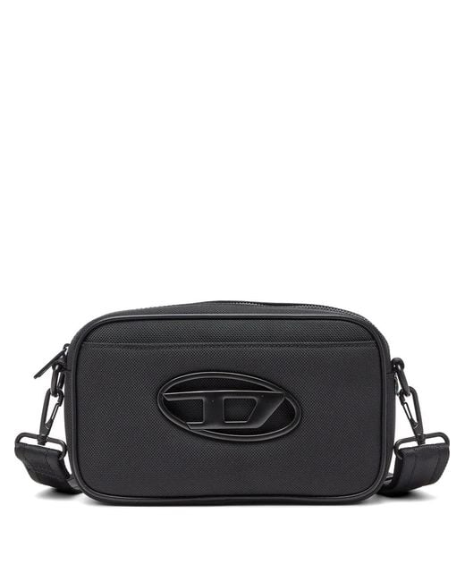 DIESEL Holi-D Messenger Bag in Black | Lyst UK