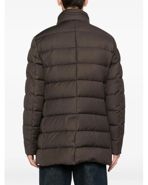 Moorer Imel-Pum Padded Coat in Brown for Men | Lyst UK