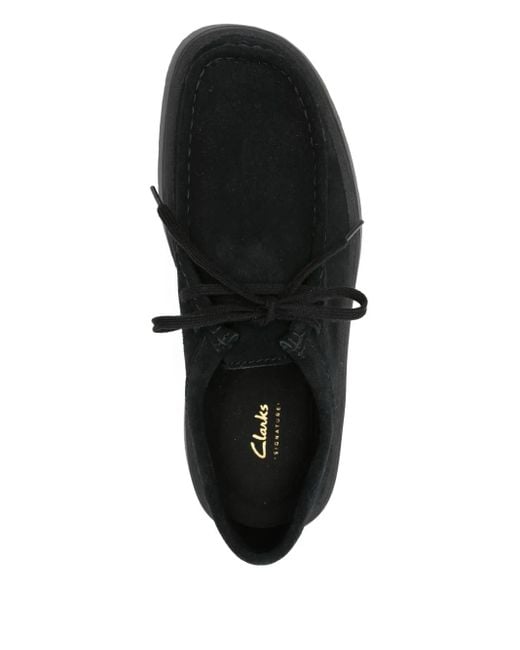 Clarks Suede Sneakers in Black for Men | Lyst UK