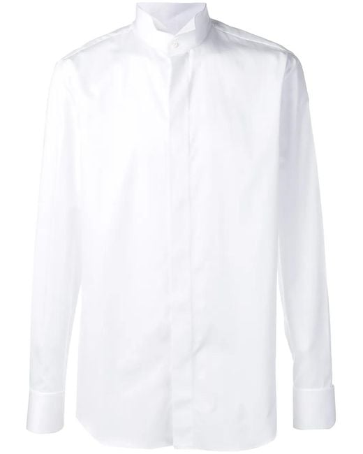 Alessandro Gherardi Classic Formal Shirt in White for Men | Lyst UK